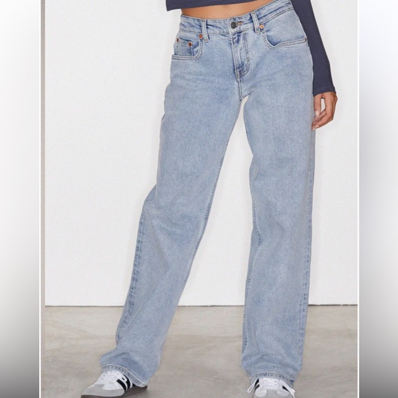 Motel Rocks | Jeans | Motel Rocks Low Rise Parallel Jeans In Light Wash ...